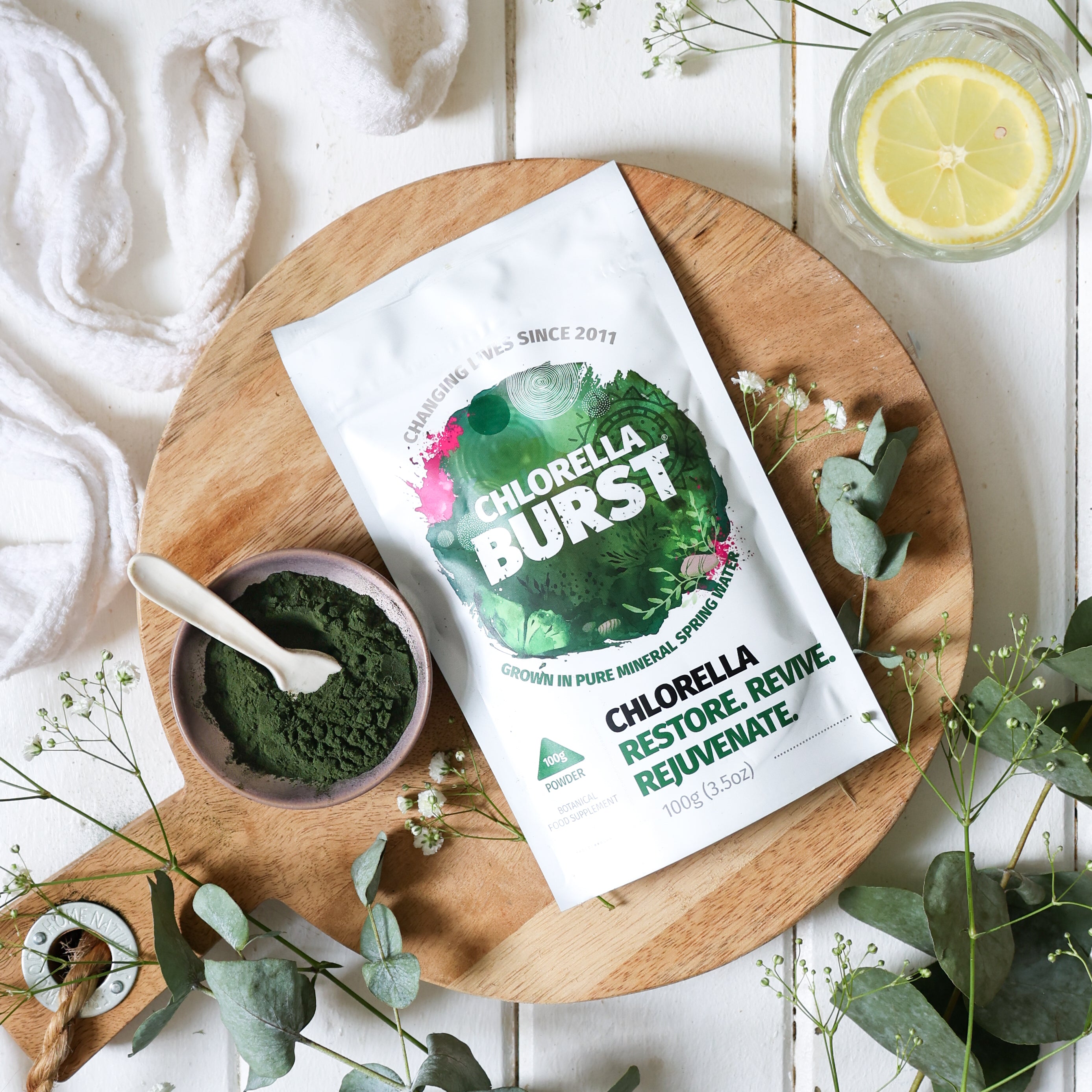 Chlorella by Organic Burst® - Tablets & Powder