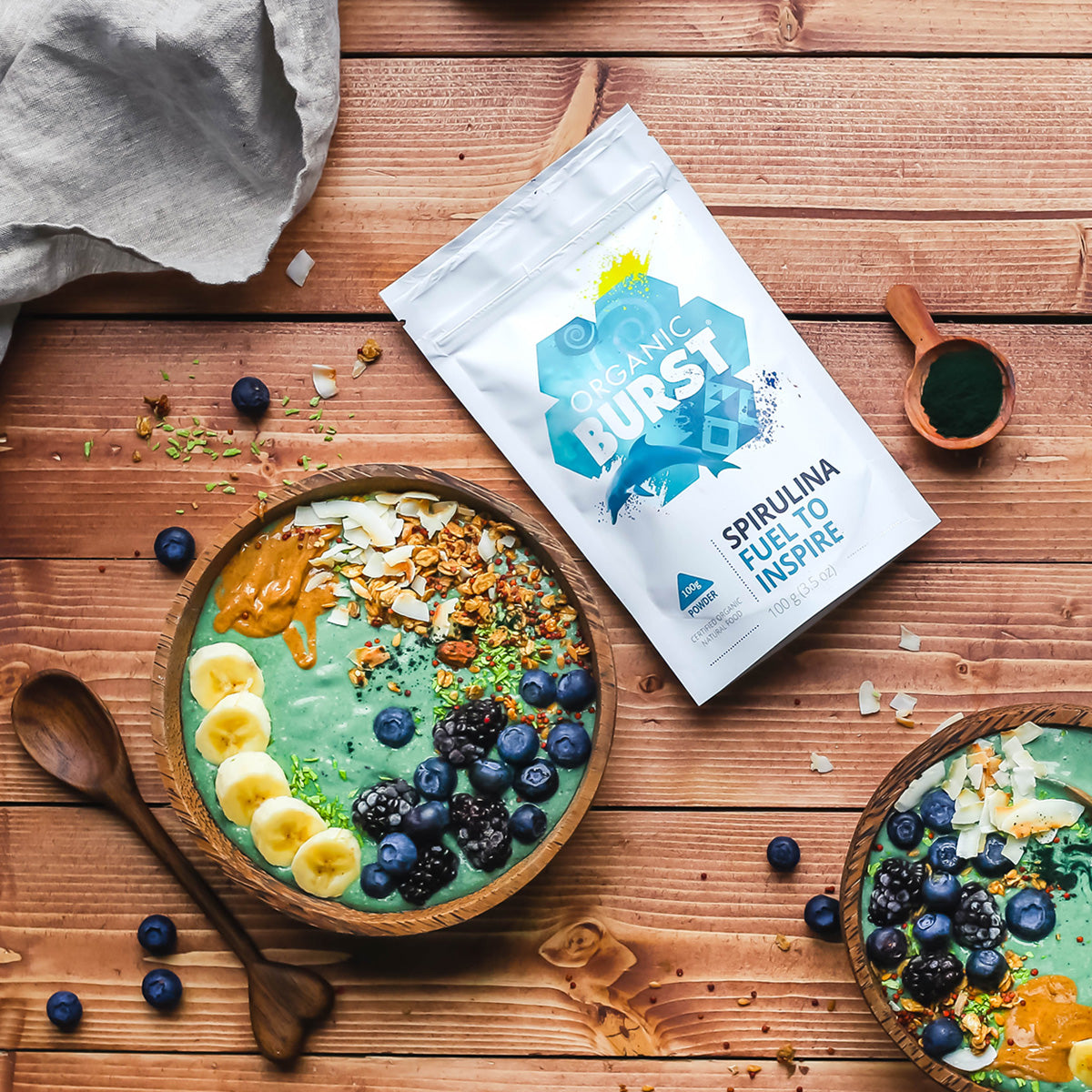 Spirulina by Organic Burst® - Tablets & Powder